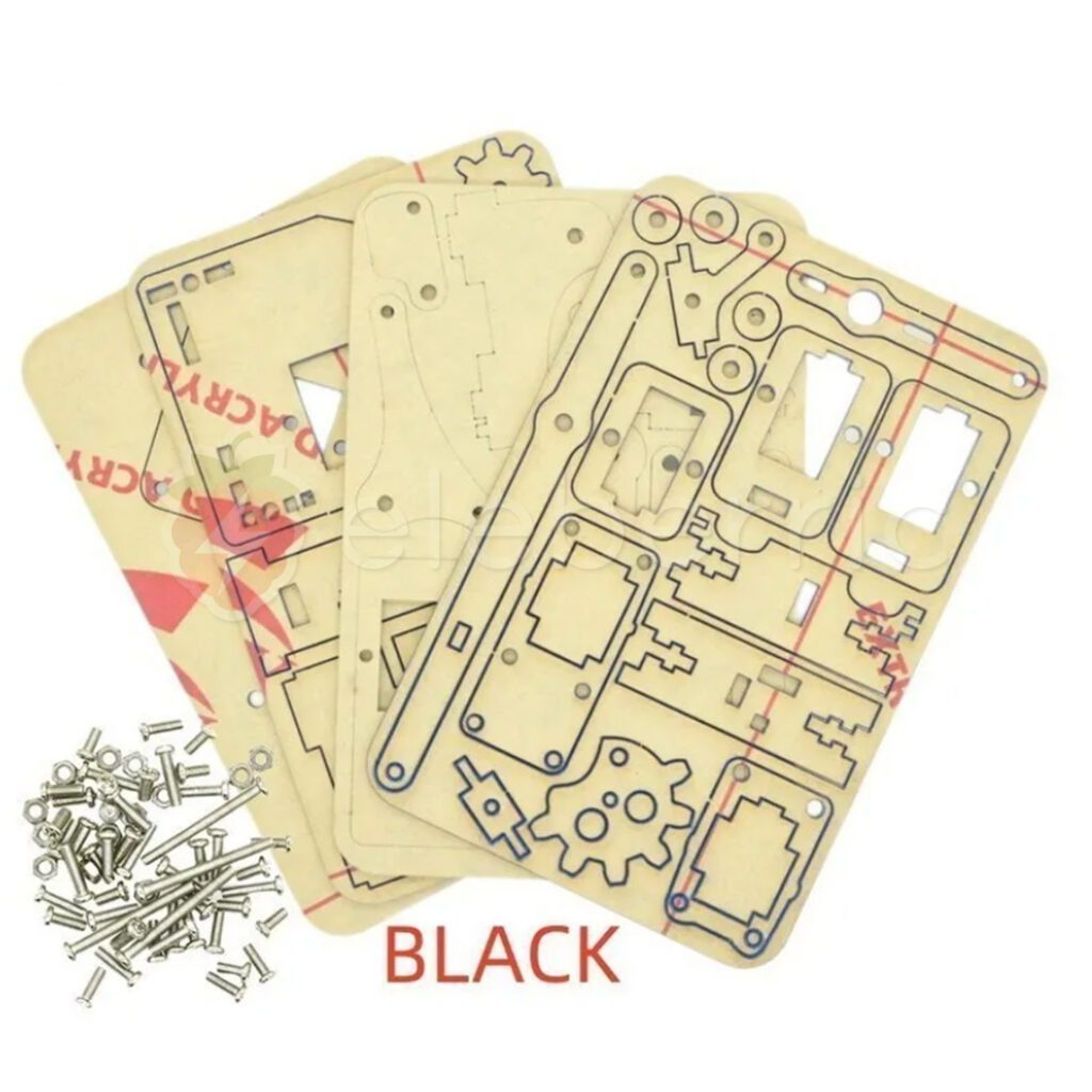 4DOF Robot Arm Acrylic Chassis DIY Kit - eleberric