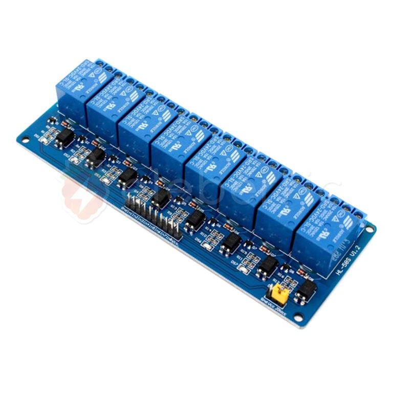 8 Channel 5V Relay Module with Optocoupler - eleberric
