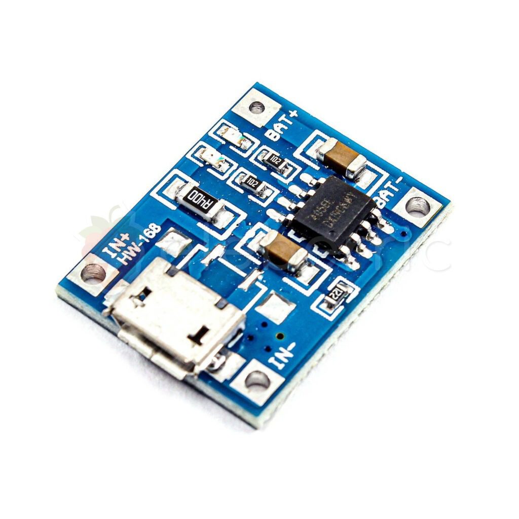 TP4056 5V 1A Micro USB Charger without Protection - eleberric
