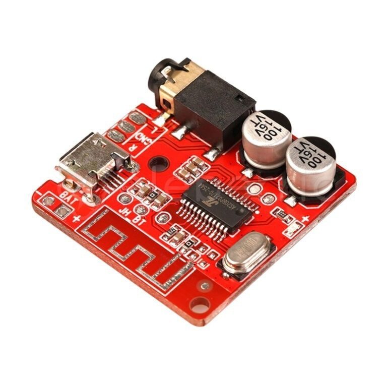 VHM-314 Bluetooth 5.0 Audio Receiver MP3 Decoder (Red PCB) - eleberric