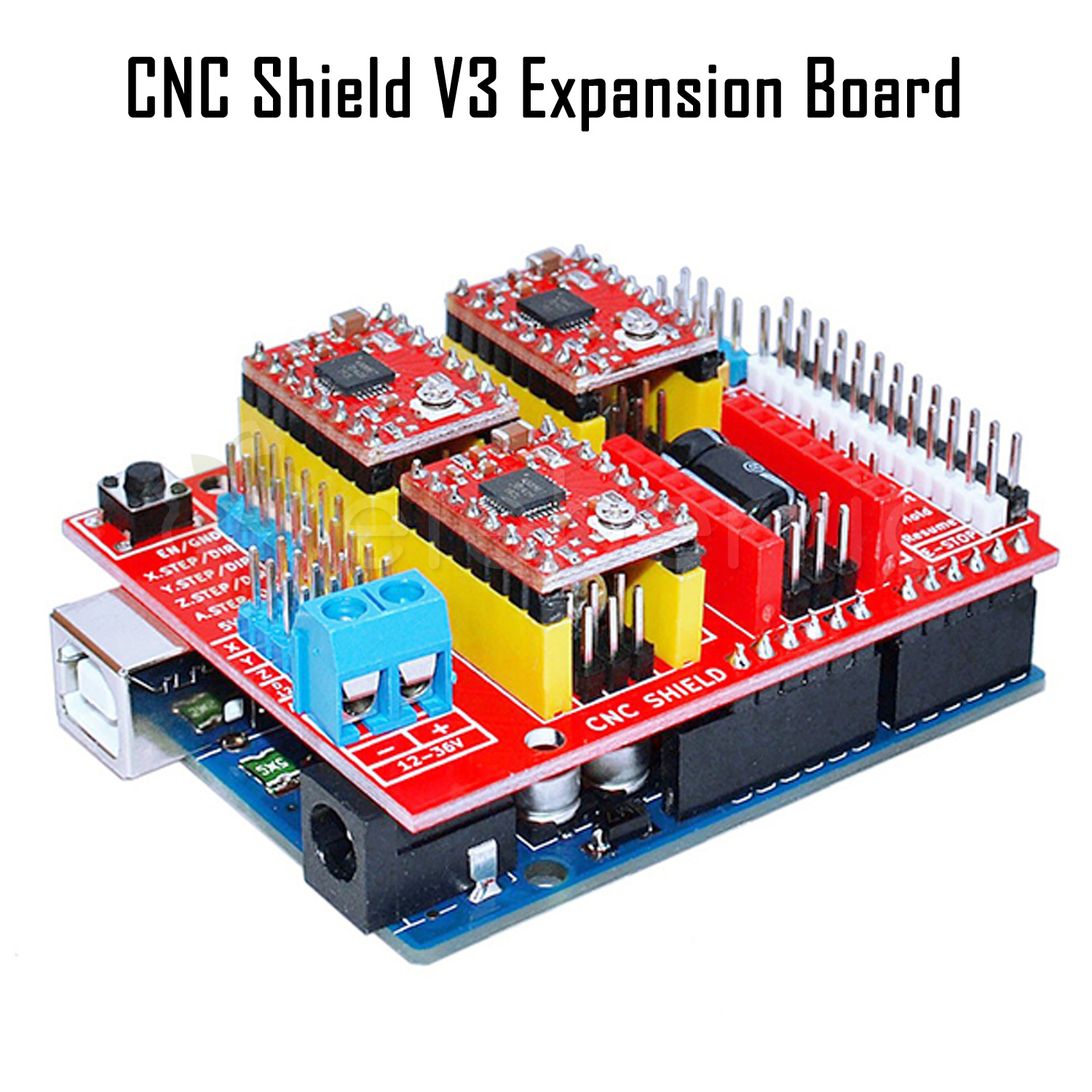 CNC Shield V3 Expansion Board for Arduino - eleberric