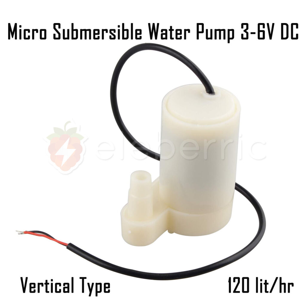 Micro Submersible Water Pump 3-6V DC Vertical Type - eleberric